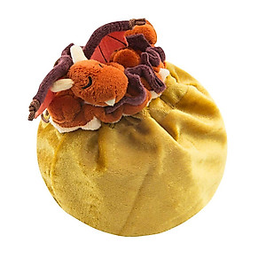 SOARRUCY Dragon's Hoard Dice Bag, Red