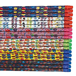 Raymond Geddes Birthday Number 2 Pencils For Kids (Pack of 72)