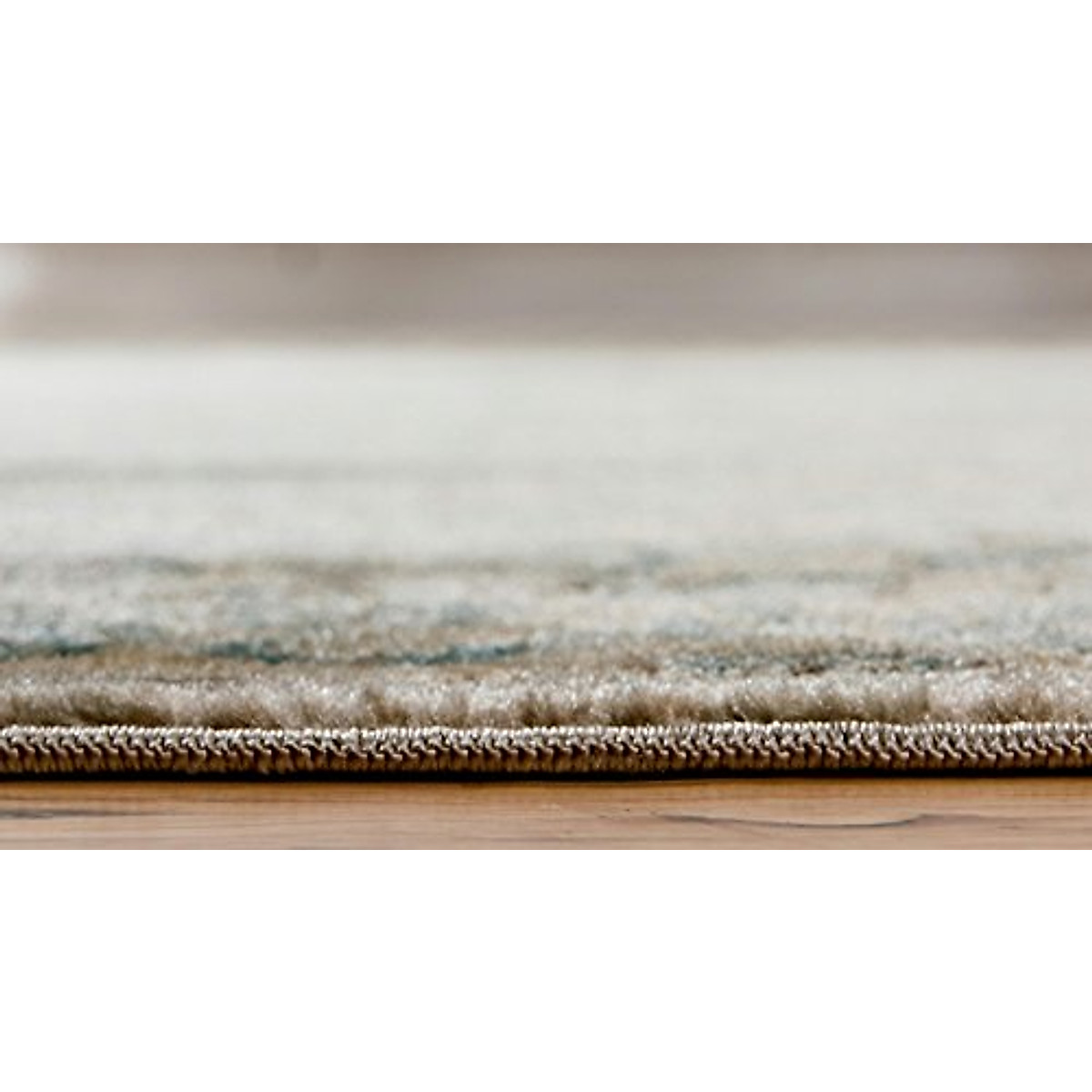 Unique Loom Paris Collection Pastel Tones Traditional Distressed Gray Area Rug (9' 0 x 12' 0)