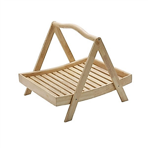 Cake Stand Creative Pastry and Bread Display Rack Rubber Wooden Basket Dessert Cake Display Rack Decorative Display Table Dessert Stand Cupcake Holder