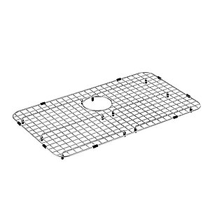 Moen GA771 Stainless Steel Rear Drain Bottom Grid Sink Accessory 27-Inch X 16-Inch, Stainless