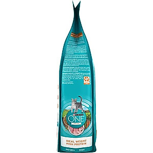 Purina ONE High Protein, Healthy Weight Dry Cat Food, +Plus Ideal Weight With Turkey - 3.5 lb. Bag
