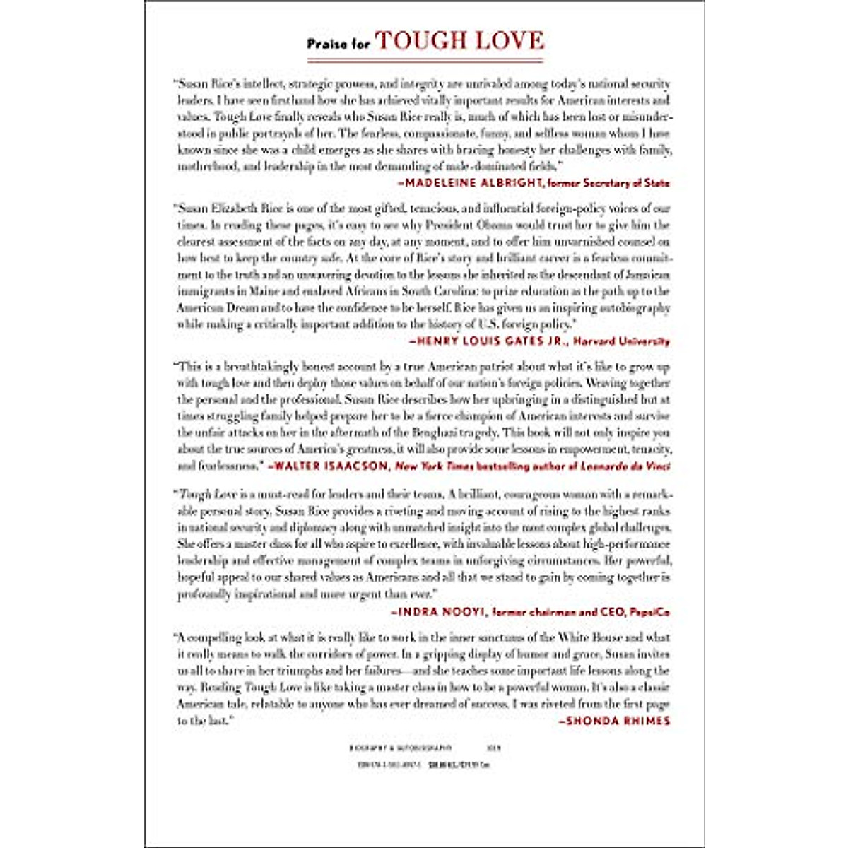 Tough Love: My Story of the Things Worth Fighting For