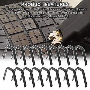 Niahm Tire Groover #6 Blades for V100 Groover, Flat Bottom, 3/8" Square Standard Blade Pack of 18
