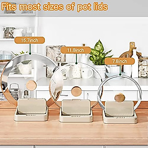 AIERSA Spoon Rest with Lid Holder for Stove Top (1 Pack)Spatula Ladle Pot Lid Utensil Rest for Countertop,Kitchen Gadgets Accessories for Cooking