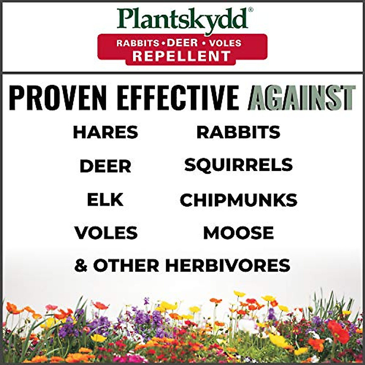 Plantskydd Animal Repellent - Repels Deer, Rabbits, Elk, Moose, Hares, Voles, Squirrels, Chipmunks and Other Herbivores; Ready to Use Liquid - 32 Oz Spray Bottle (PS-1L)
