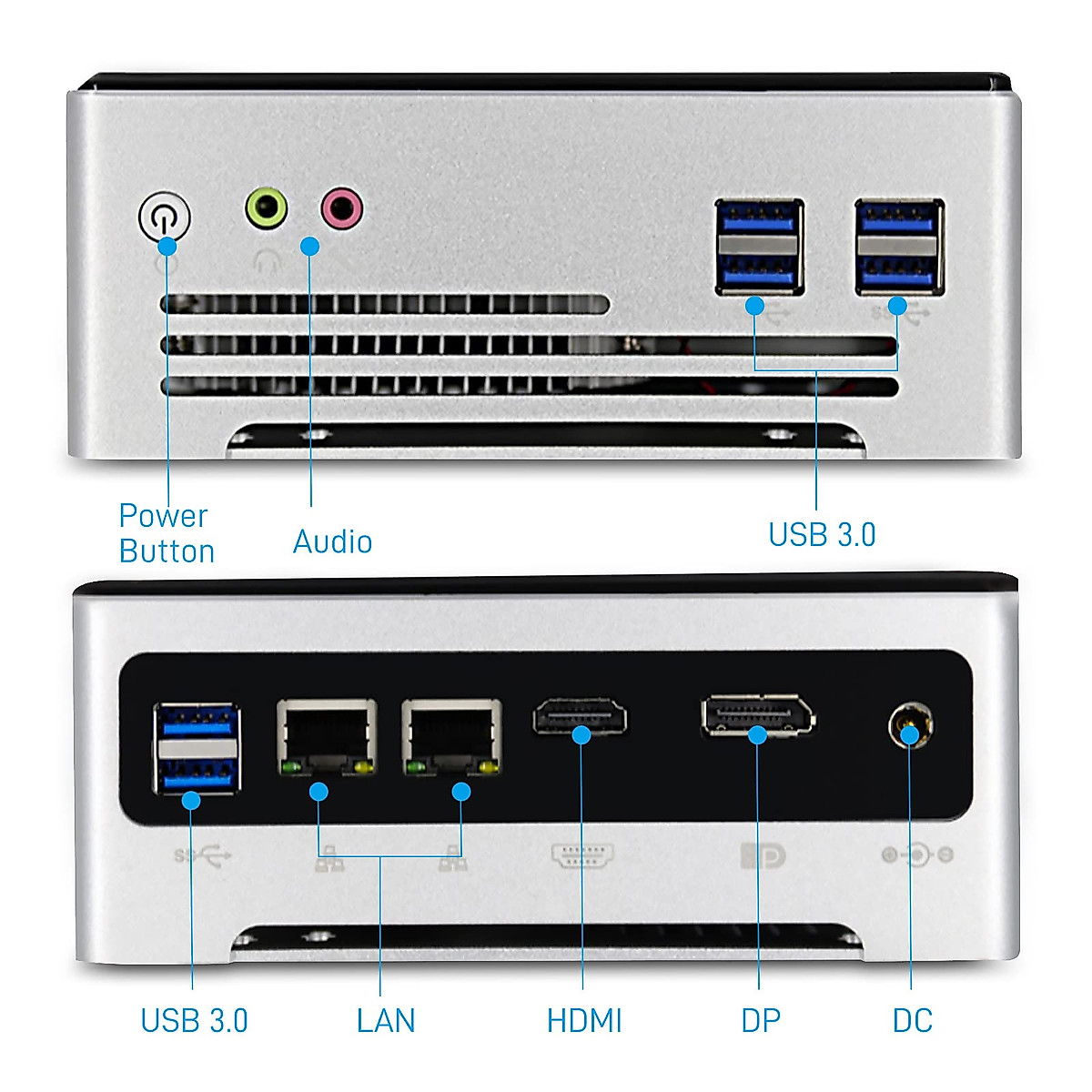 ALLASONE Mini PC Windows 11 Pro Core i7-1165G7,Mini Computer Dual LAN,32GB DDR4 RAM 512GB M.2 NVME SSD,Micro Computer USB3.0 HDMI DP, Dual Band WiFi BT 4.2