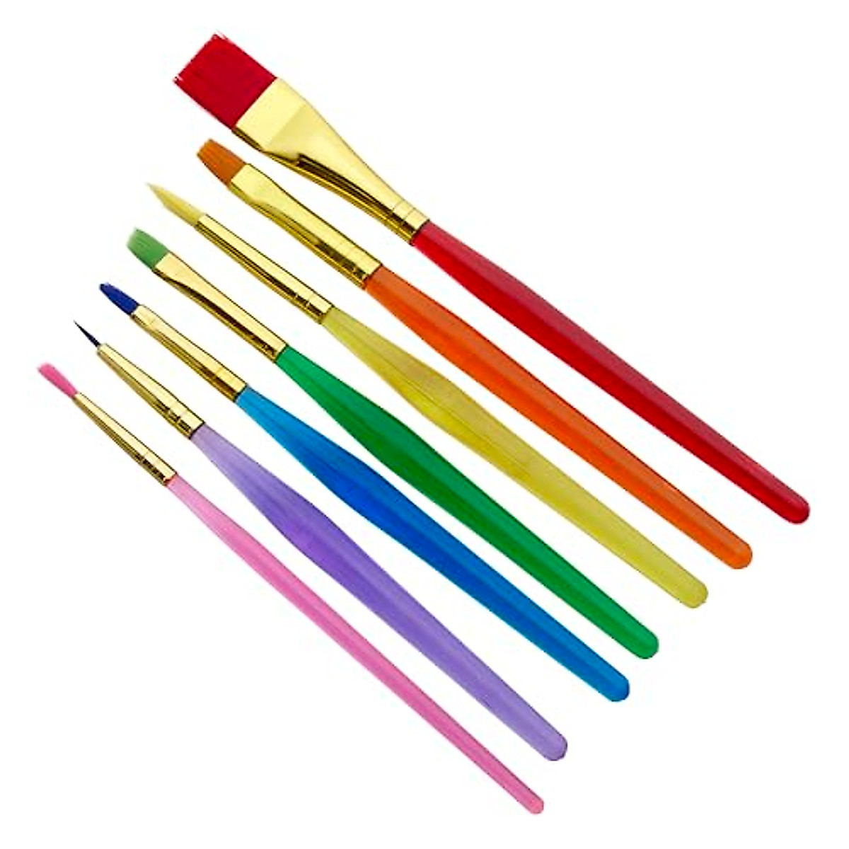 Cra-Z-Art Artist Brushes, Assorted Sizes Blist Carded, 7 Count