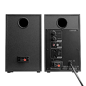 Edifier MR4 Powered Studio Monitor Speakers, 4" Active Near-field Monitor Speaker - Black (Pair)