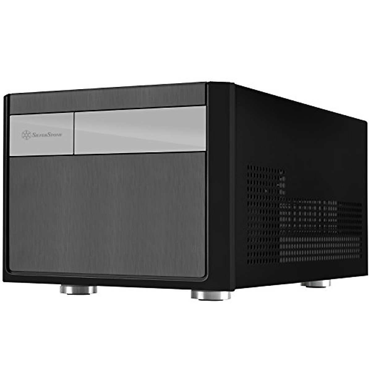 Silverstone Tek Micro-ATX, Mini-DTX, Mini-ITX Small Form Factor Computer Case, Compatible with ATX PSU Cases SG11B