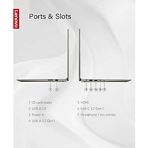 Lenovo - Ideapad 1 14.0" HD Laptop, Intel Celeron N4020 Processor, 4 GB RAM, 128GB Storage(64GB eMMC+64GB Card), Intel UHD Graphics, Bluetooth, Wi-Fi 6, Webcam, Windows 11, Cloud Grey, W/GaLiMu