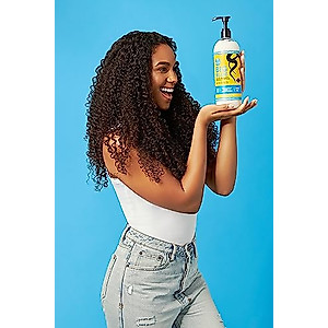 Curls Blueberry Bliss Reparative Leave In Conditioner - Moisturize, Repair Damage and Prevent Breakage - Encourage Hair Growth - For Wavy, Curly, and Coily Hair Types 32 oz