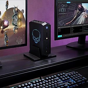 Intel NUC 12 Enthusiast NUC12SNKi7 Mini PC Core i7-12700H | 14 Cores/20 Threads | ARC A770 Graphics, Connectivity 6 USB-A, 2 USB-C, 1 HDMI, 2 Display Ports(Barebone)