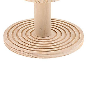 Rabbit Hay Manger Rack Multifunctional Wooden Food Feeder with Grinding Claw for Bunny Rabbits Chinchilla Guinea Pigs Small Animals (Hay Manger-B)