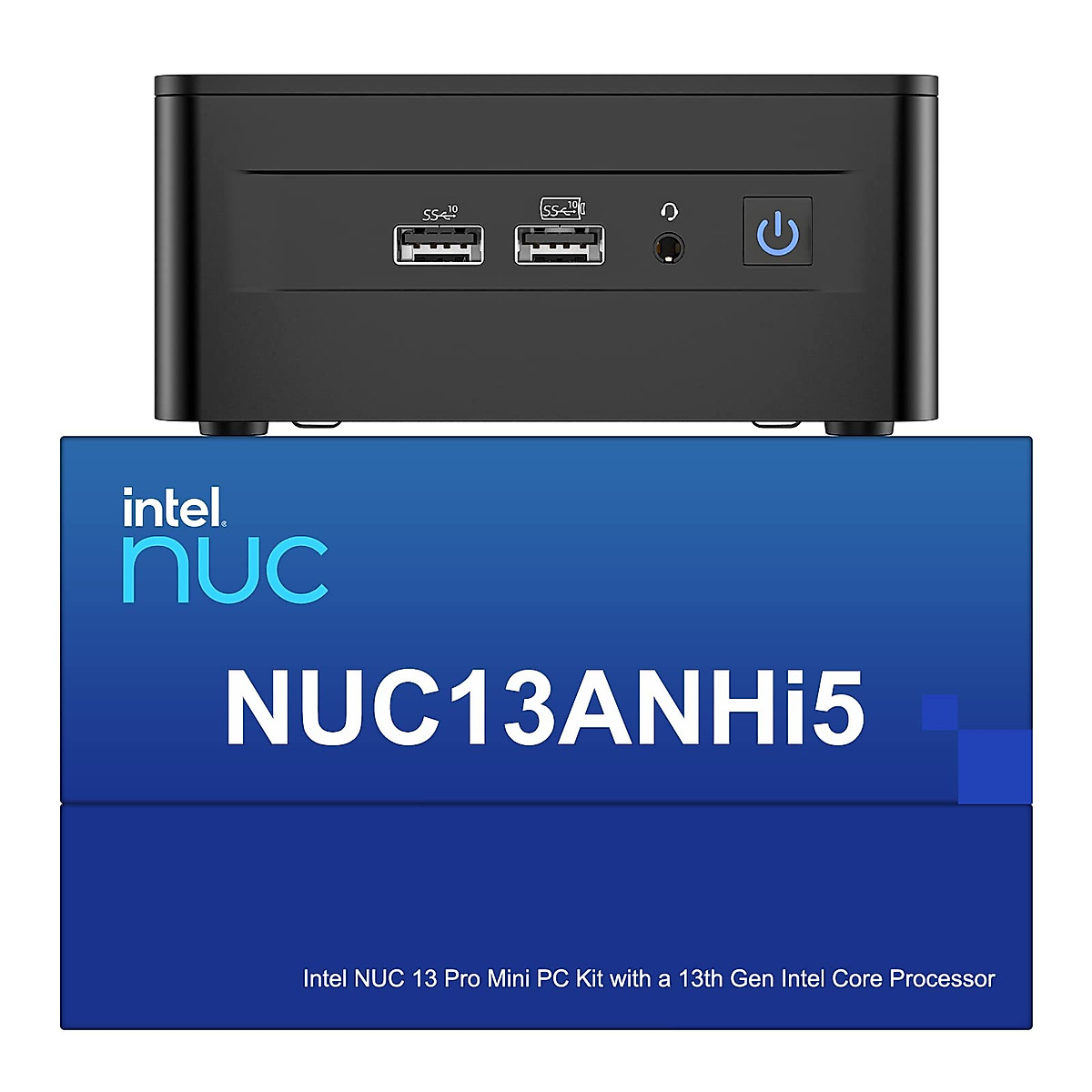 Intel NUC 13 Pro NUC13ANHi5 Arena Canyon Mini PC, Core i5-1340P, 8GB RAM, 256GB SSD, Mini Computer Win 11 Pro für Business Home Office, Unterstützung 8K/4K Quad Display/WiFi 6E/BT 5.3/Thunderbolt 4