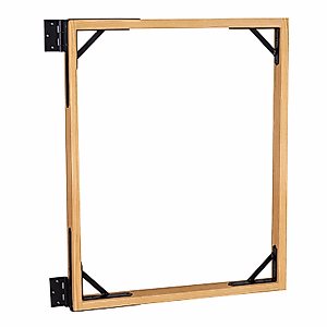 GoldOrcle Corner Brace Bracket Anti Sag Gate Frame Hardware Kit for Wooden Fence with Latch