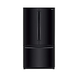 Winia WRFS26ABBD French Door Non-Dispenser Refrigerator, 26.1 Cu.Ft, Black