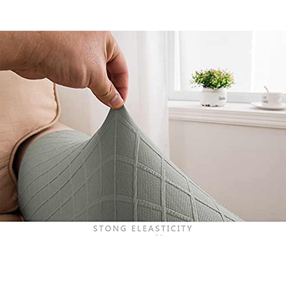 ZHOUZHOU Sofa Armrest Covers Set of 2 Sofas Chairs Armchair Slipcovers High Stretch Furniture Armrest Protectors Recliner Arms Covers Couch Armrest Covers Red