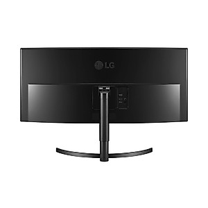 LG 38WN75C-B Monitor 38" 21:9 Curved UltraWide QHD+ (3840 x 1600) IPS Display, HDR 10, sRGB 99% Color Gamut, Tilt/Height Adjustable Stand, Black