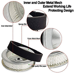 HIFROM Replace Air Filter with Fuel Filter Spark Plug Replacement for Honda GX630 GX660 GX690 GX630R GX660R GX690R Lawnmower Parts New