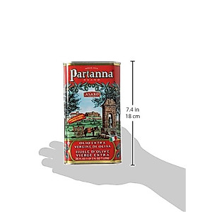 Partanna Extra Virgin Olive Oil, 34 Ounce