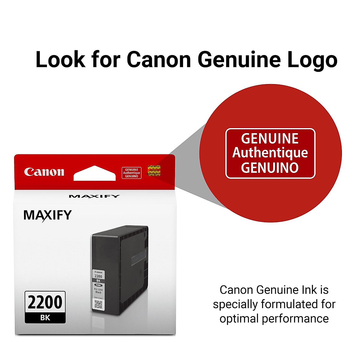 Canon PGI-2200 Pigment Black Ink Tank Compatible to IB4120, MB5420, MB5120, IB4020, MB5020, MB5320