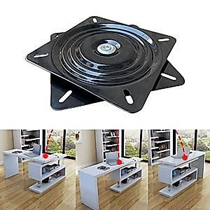 MagiDeal Seat Swivel Bases 360 Rotating Lazy Susan Hardware Mount Turntable 154mm Bar Stool Swivel Plates for Marine Boat Barstools Dining Television
