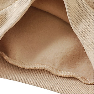 SOBOWO 5t Sweatsuits Toddler Boy Sweatshirt Baby Boys Winter Clothes Long Sleeve Pullover Sweatshirt Pants 2Pcs Kids Winter Outfits Set (Beige, 4-5T)