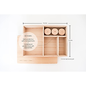 Baby Keepsake Box Wooden | Baby Shower Keepsake Box for Girl or Boy | Newborn Baby Box | Milestone Box Organizer | Baby Treasure Box for Moms and Dads