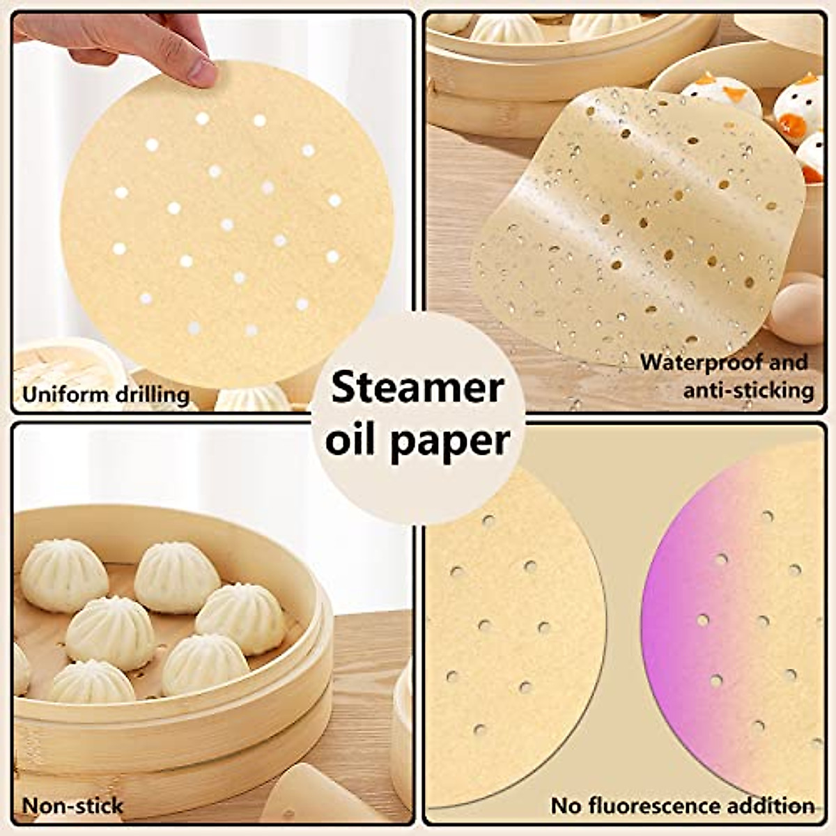 air fryer liners,air fryer liners disposable,200 pieces round air fryer baking paper oil-proof,waterproof, non-stick basket liner for baking microwave oven,air fryer use (7.8 * 6.3 * 1.8in)