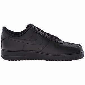 Nike Air Force 1 '07 Basketball Shoe ,Black,11 Men US