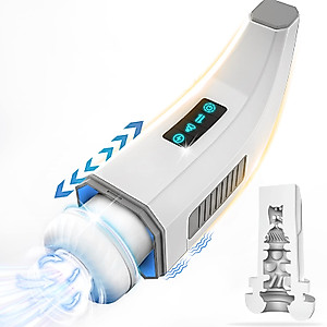 3 in 1 Thrusting Sucking Vibrating Automatic Male Masturbator, Adult Sex Toys for Men, Blowjob Sex Machine Men's Sex Toy Stroker Penis Vibrator, Hands Free Masturbators Pocket Pussy for Men Pleasure