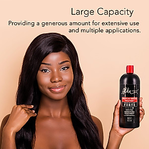 Alda Chocolate Brazilian Keratine Treatment Permanent Straightening Blowout 32 fl oz + Shampoo Clarifying 16 fl oz.