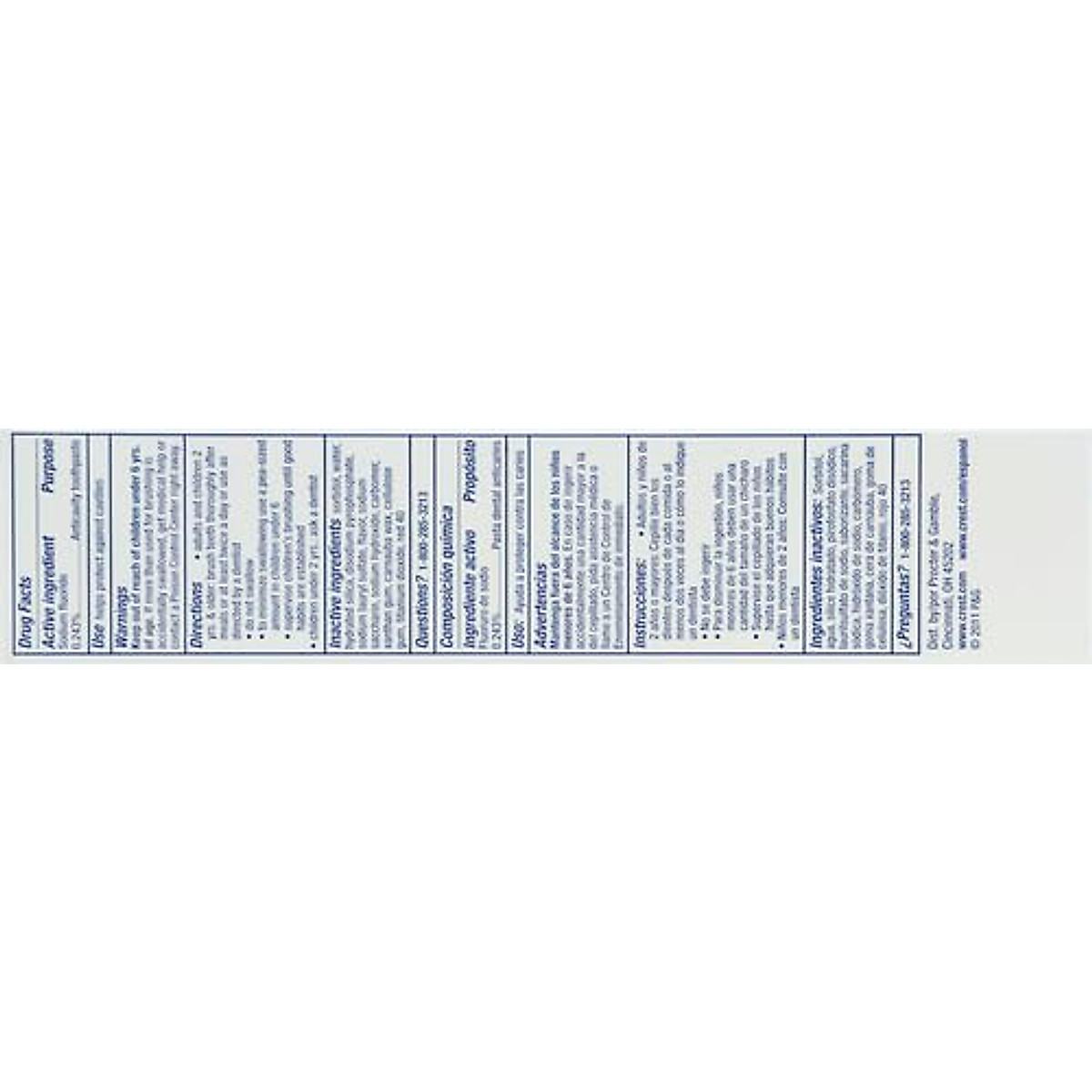 Crest Whitening Expressions Fluoride Anticavity Toothpaste, Cinnamon Rush, 6 oz