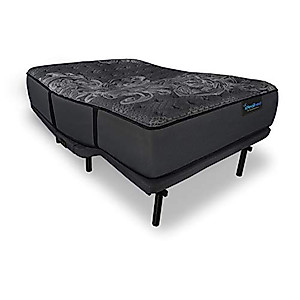 iDealBed iQ5 Luxury Hybrid Mattress and Adjustable Bed Sleep System, Pressure Relief Sleep, Zero Gravity, Anti-Snore, Custom Comfort Positions (Queen, Luxury Firm (Medium Firm) + 3i Custom)