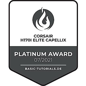 H170i ELITE CAPELLIX Liquid CPU Cooler - 33 Dynamic RGB LEDs - 140mm Fans - 420mm Radiator - COMMANDER CORE Smart Lighting Controller - CORSAIR iCUE Software Compatible - Zero RPM Fan