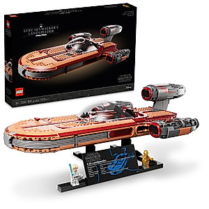 LEGO Star Wars Luke Skywalker's Landspeeder 75341, Ultimate Collector Series Star Wars Building Kit for Adults, includes Luke Skywalker Lightsaber and C-3PO Minifigure, Gift Idea for Star Wars Fans
