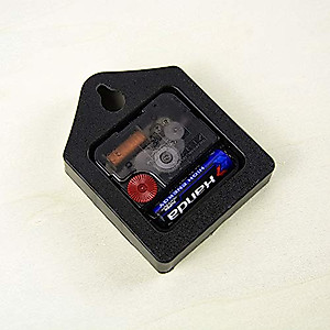 Wood Wall Clocks Symmetrical Yellow Fractal Flower Simple Watches Time for Kitchen Office Living Bedroom Wood Round Wall Clock Made in USA