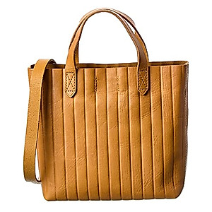 Madewell Mini Pocket Transport Tote - Bubble Pleat Golden Oak One Size