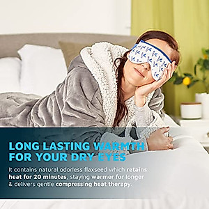 Eye Mask for Dry Eyes | Warm Eye Compress | Natural Heat Eye Mask for Styes, Blepharitis, Tired Eyes & More by Medcosa