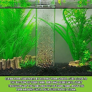 Python No Spill Clean and Fill Aquarium Maintenance System, Gravel Cleaner and Water Changer, 100 Foot