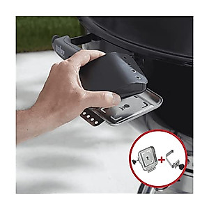 Weber Connect 6-Piece Thermometer Mounting Kit, Black