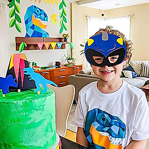 Haooryx 12Pcs Power Hero Theme Party Masks, Dress Up Costumes Party Decor Supplies US Rangers Ninja Steel Halloween Pretend Play Accessories Photo Booth Prop for Baby Shower Kids Birthday Favors