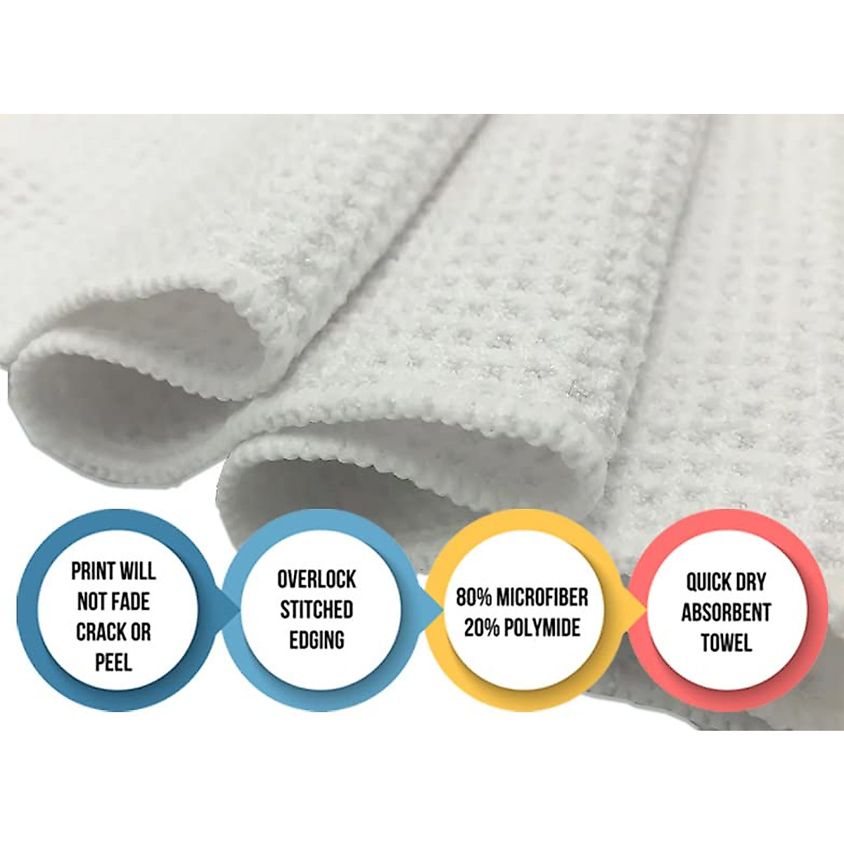 The Creating Studio Custom Bar Towel, Waffle Towel, Gift for Dad, Bar Cart Towel, Personalized Gift for Him