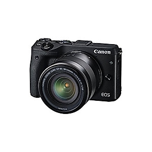 Canon 9694B011 24.2MP EOS M3 Mirrorless Digital Camera (Black)
