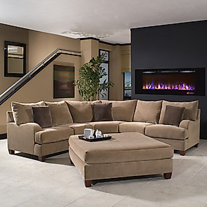 Regal Flame Astoria 60" Built-in Ventless Heater Recessed Wall Mounted Electric Fireplace - Multi-Color