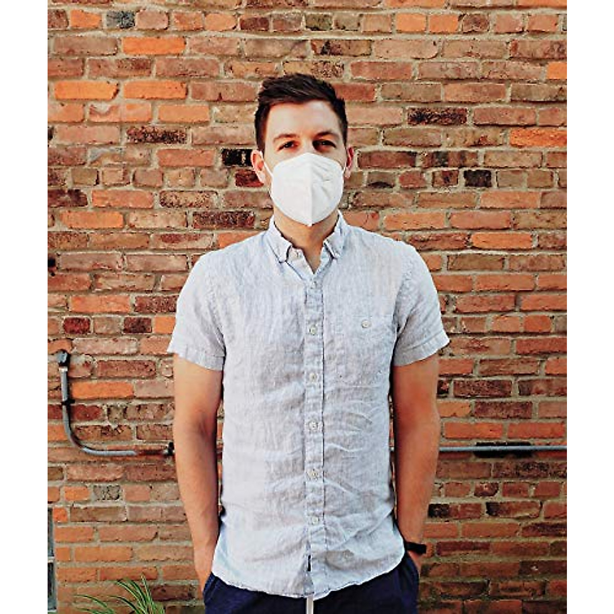 Dr. Family KN95 Face Masks, 20 Units, FSA/HSA Eligible, 5-Layer Disposable Mask, Adjustable Nose Wire, Perfect for Indoors & Travel - Ship from USA