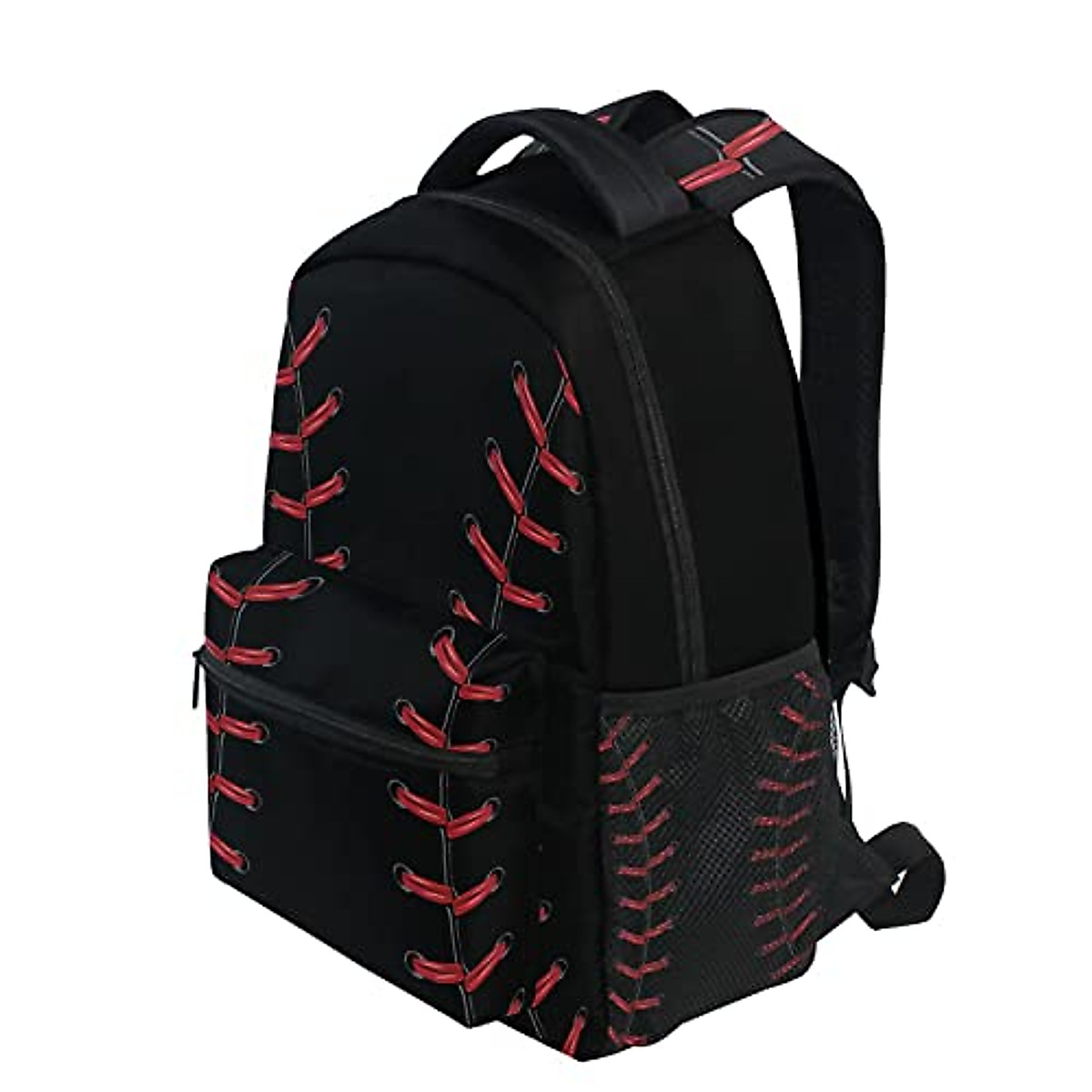 Kcldeci Laptop Backpack, Baseball Pattern Backpacks School Bookbag Laptop Book Bag Rucksack Daypack Shoulder Bag Fits 14 Inch Laptop