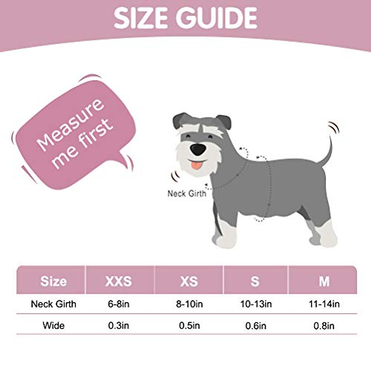 PUPTECK Basic Adjustable Cat Collar with Bling Diamante and Double Bells, for Kitten and Small Puppy, Fashion and Shining (XXS: Collar Adjustable: 6-8in, 0.3inch Width, Pink)