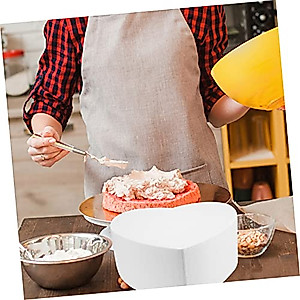 NOLITOY 2pcs Foam Cake Model Heart Cake Dummies Foam Heart Cake Foam Cake Form Foam Heart Shapes Floral Foam Shape Foam Cake Dummies Foam Cake Rounds Wedding White To Rotate Mold